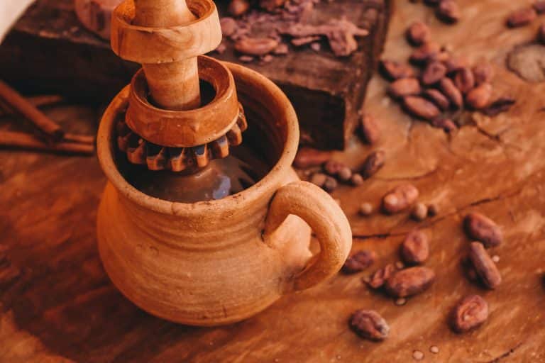 Molinillo - traditioneller, handgefertigter Kakaoquirl aus Mexiko